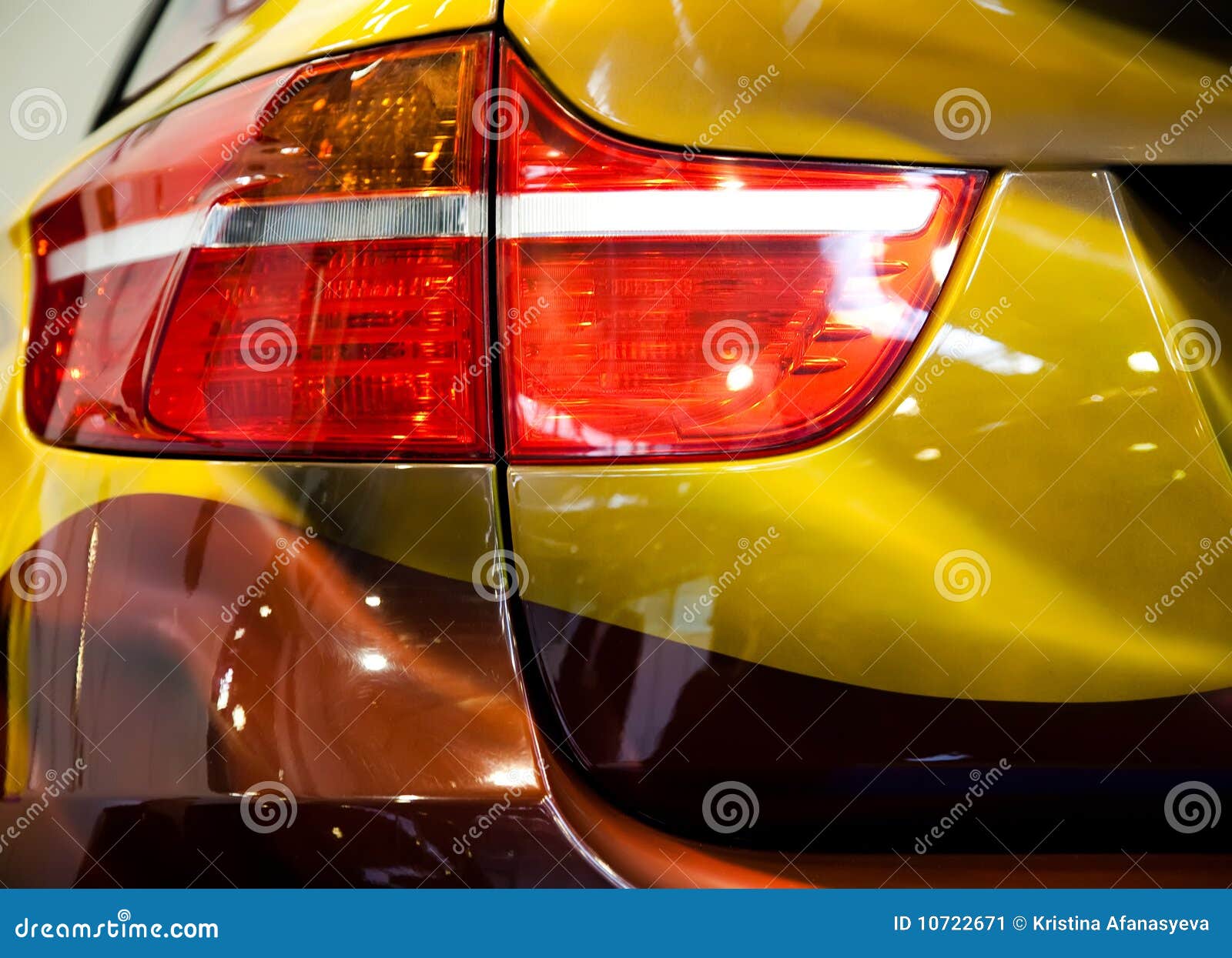 Rear Light of Modern Car stock image. Image of shiny - 10722671