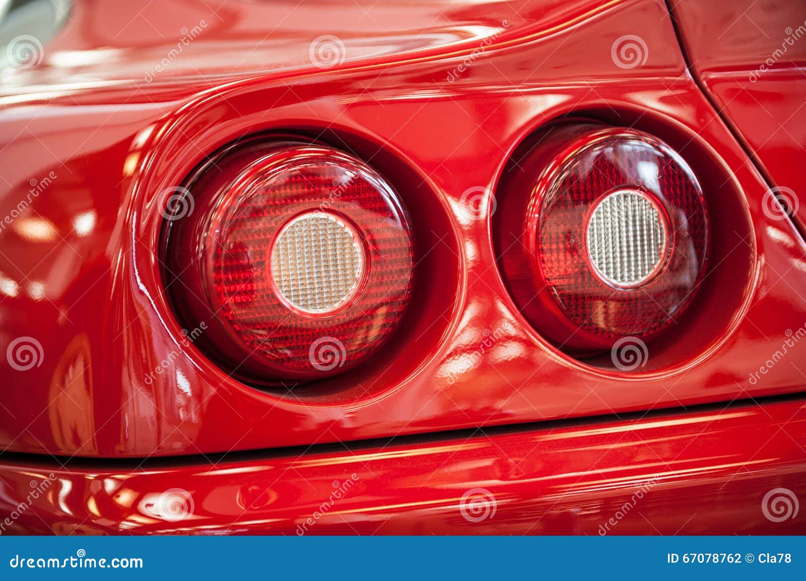 Rear light of a modern car stock photo. Image of polished - 67078762
