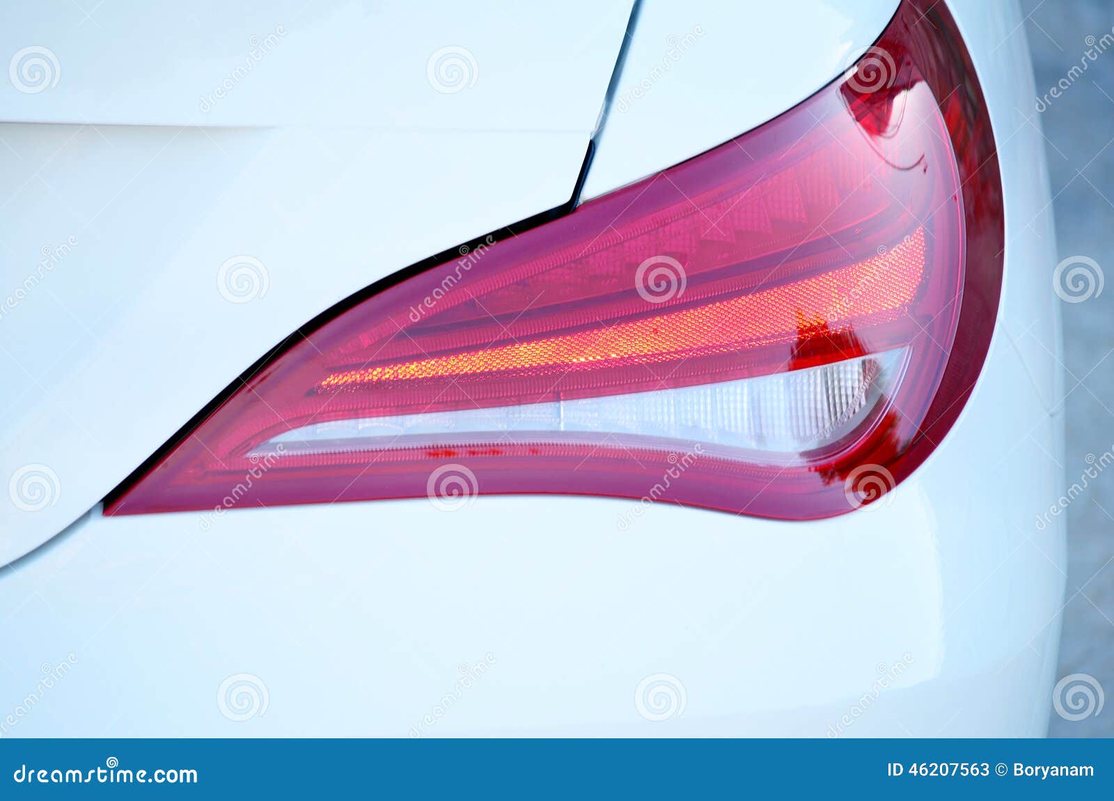 Rear light of a modern car stock image. Image of drive - 46207563