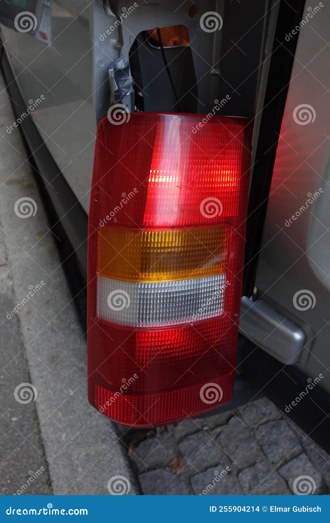 Rear Light or Tail Light of a Car Stock Photo - Image of transportation ...
