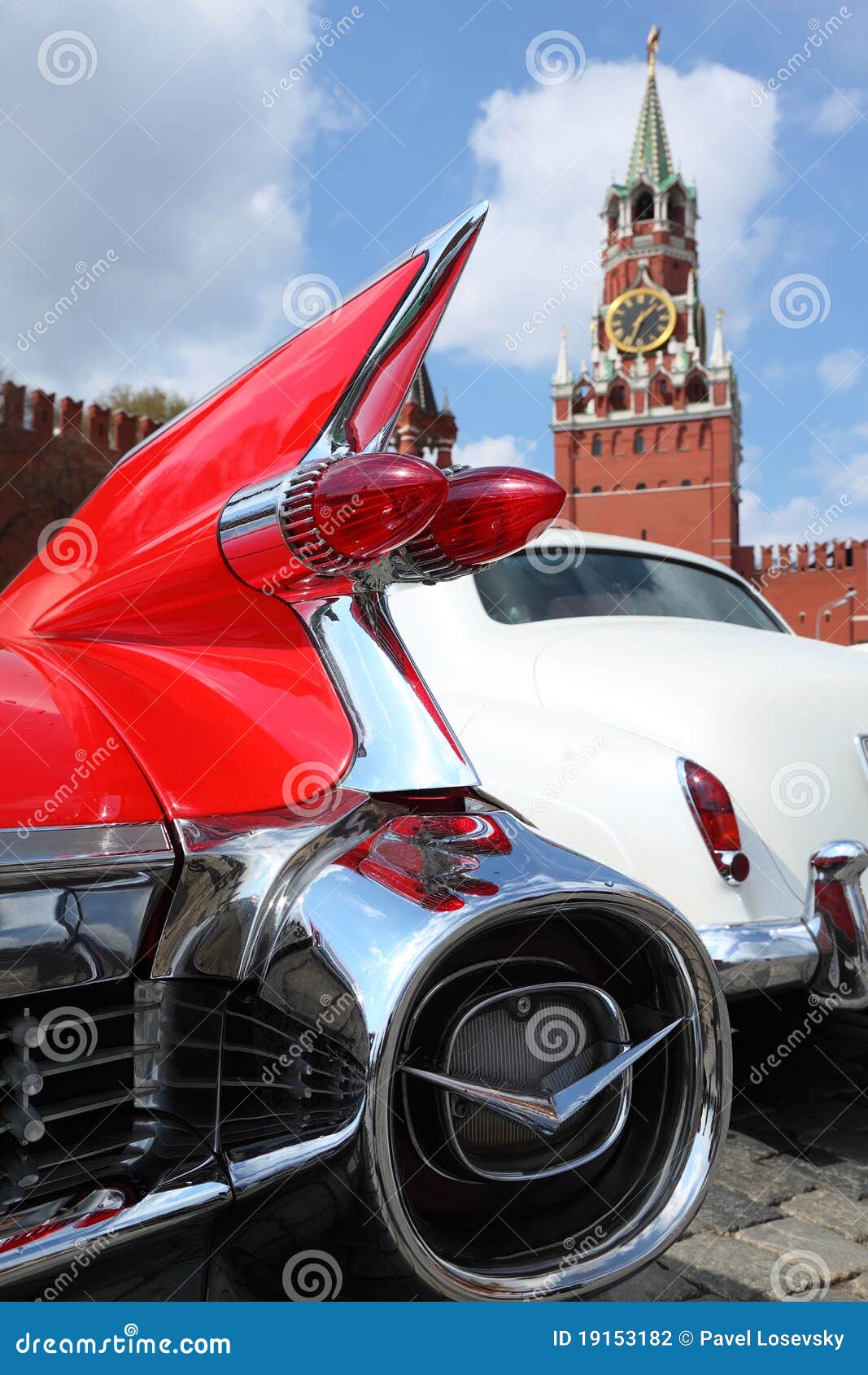 Rear Lights in Rocket Form of Cadillac Editorial Photography - Image of ...