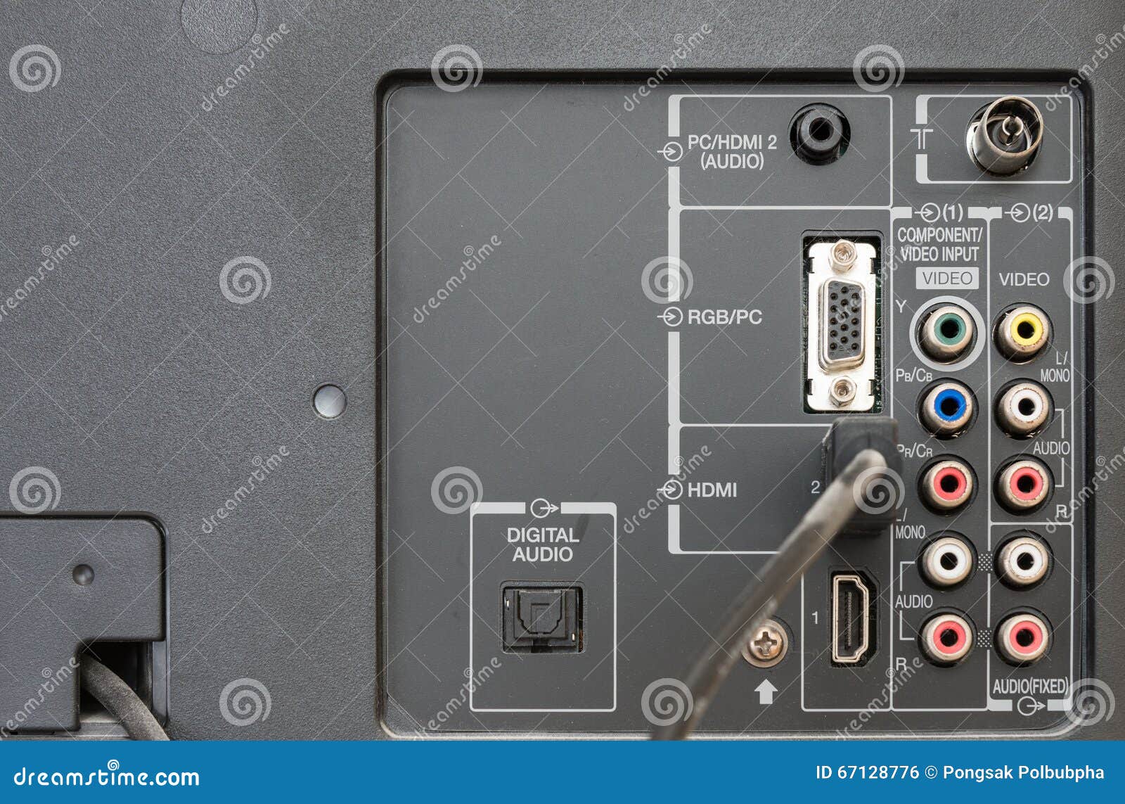 Rear panel connection stock photo. Image of rear, back - 67128776