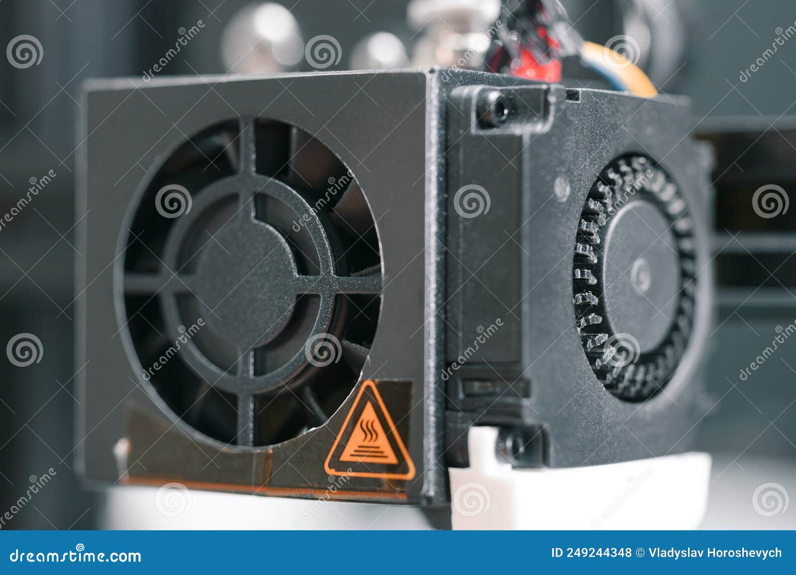 Rear Printer for Printing Plastic Products, Modern Technology Stock ...