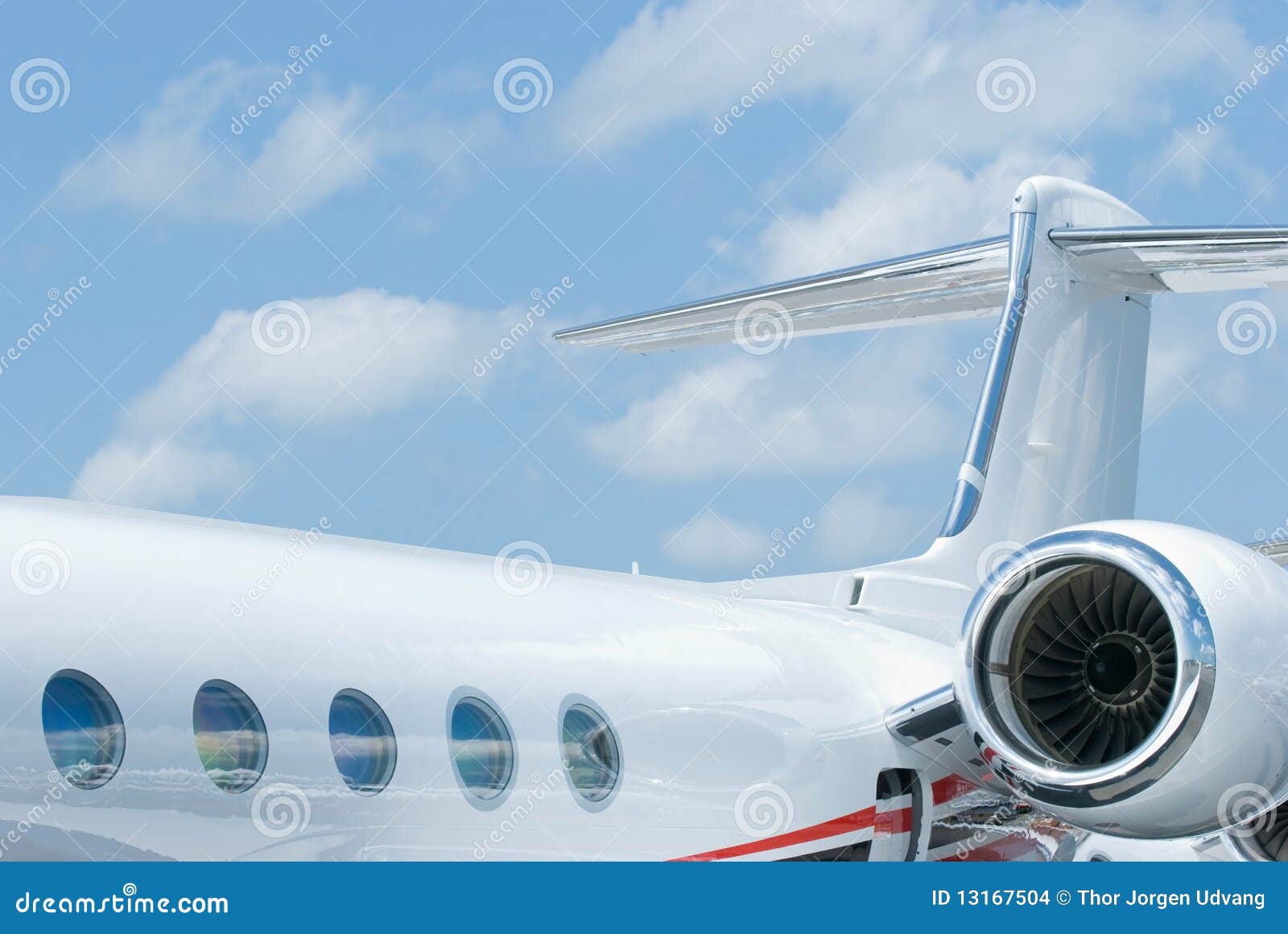 Rear Section of Corporate Jet Stock Photo - Image of transportation ...