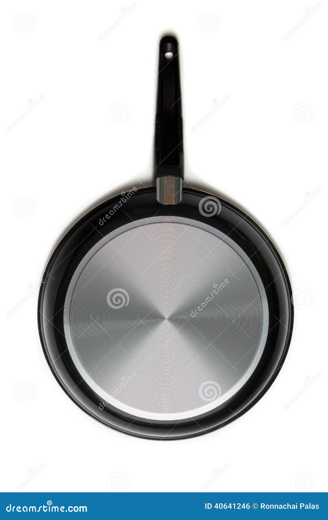 Rear Side of Empty Pan on Isolated Background Stock Photo - Image of ...