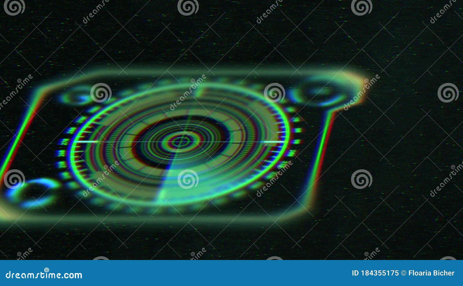 Rear Sight within a Frame Moving on a Night Sky Background. Stock Video ...