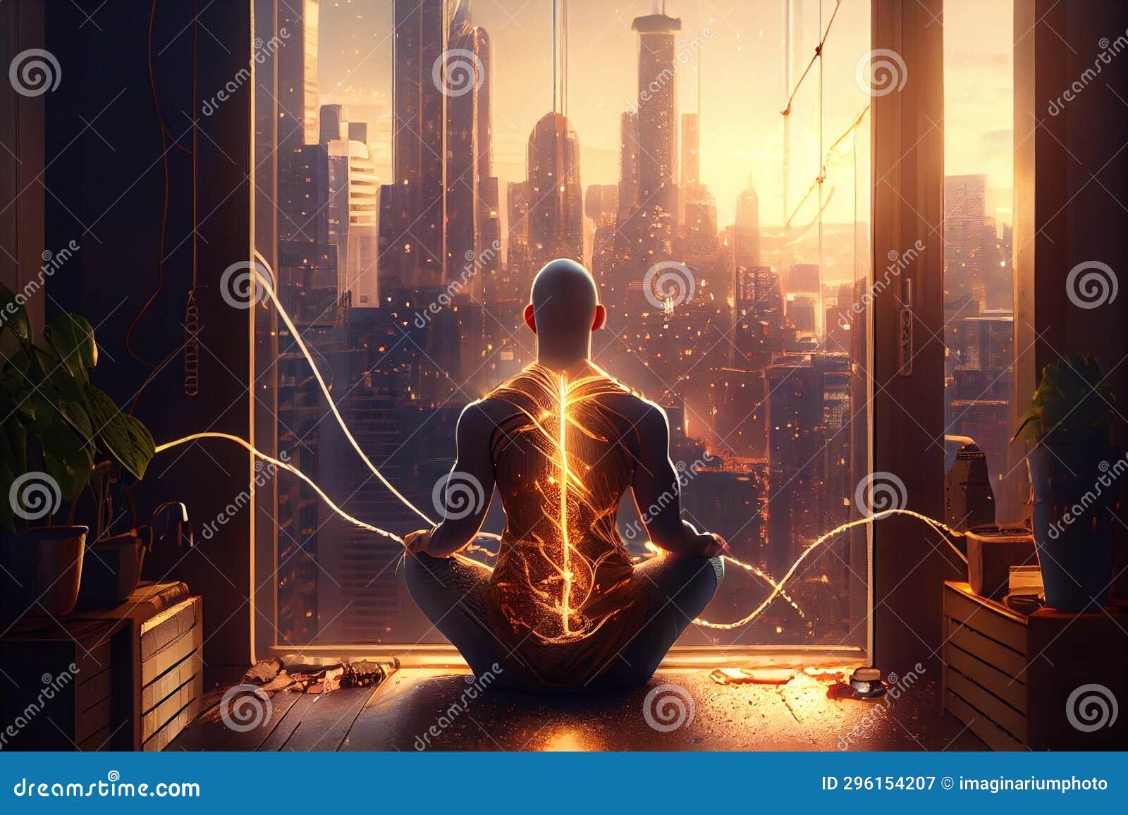 Rear View of a Bald Man Sitting in Lightning Yoga Pose. Inspiration ... Rear View of a Bald Man Sitting in Lightning Yoga Pose. Inspiration ...