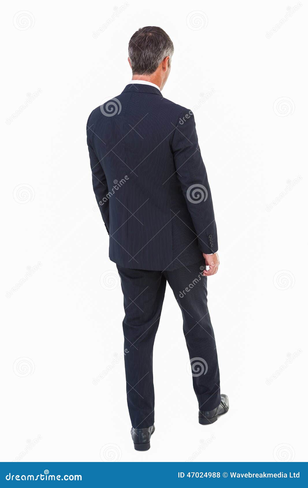 Rear View of a Businessman Posing Stock Photo - Image of smart, career ...