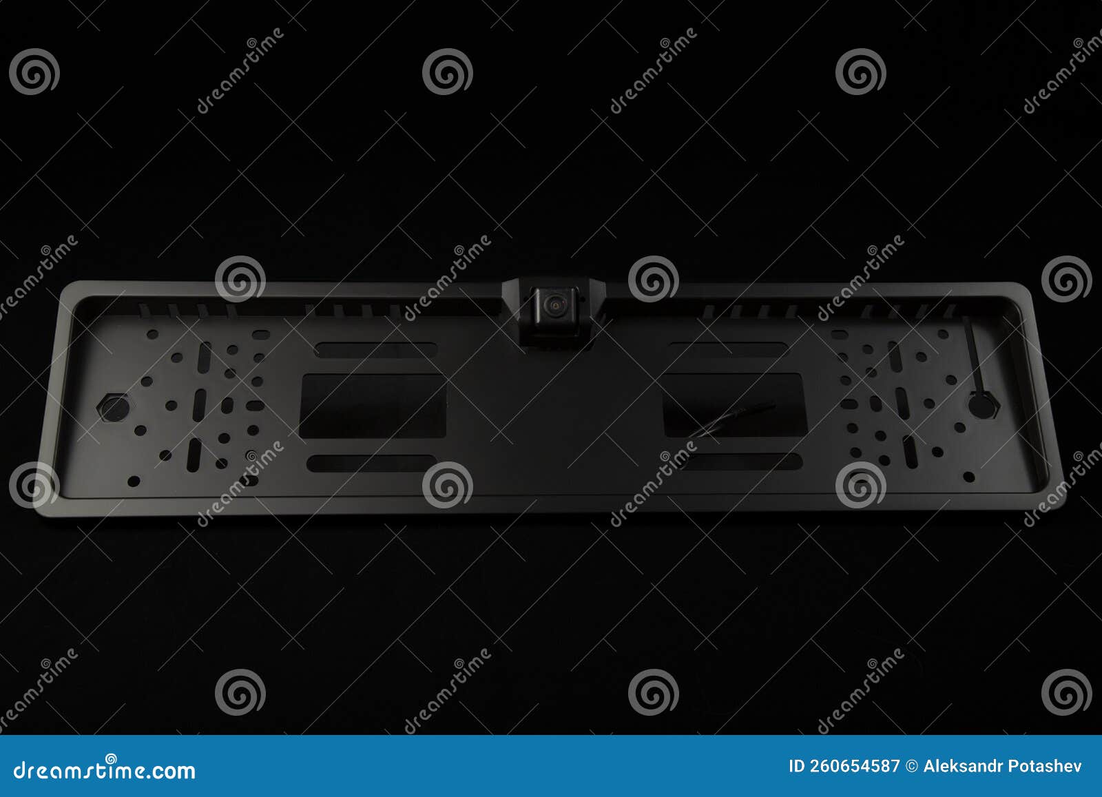 Rear View Camera in a Frame for a Car License Plate. Assistance in ...