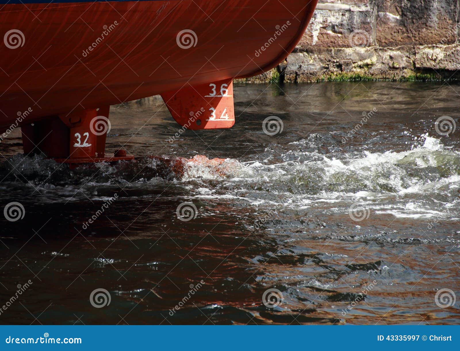 Rear View of Coaster with Engine Running Stock Image - Image of speed ...