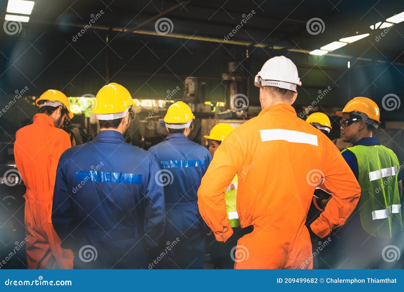 Team Meeting and Engineering Division Duties Stock Photo - Image of ...