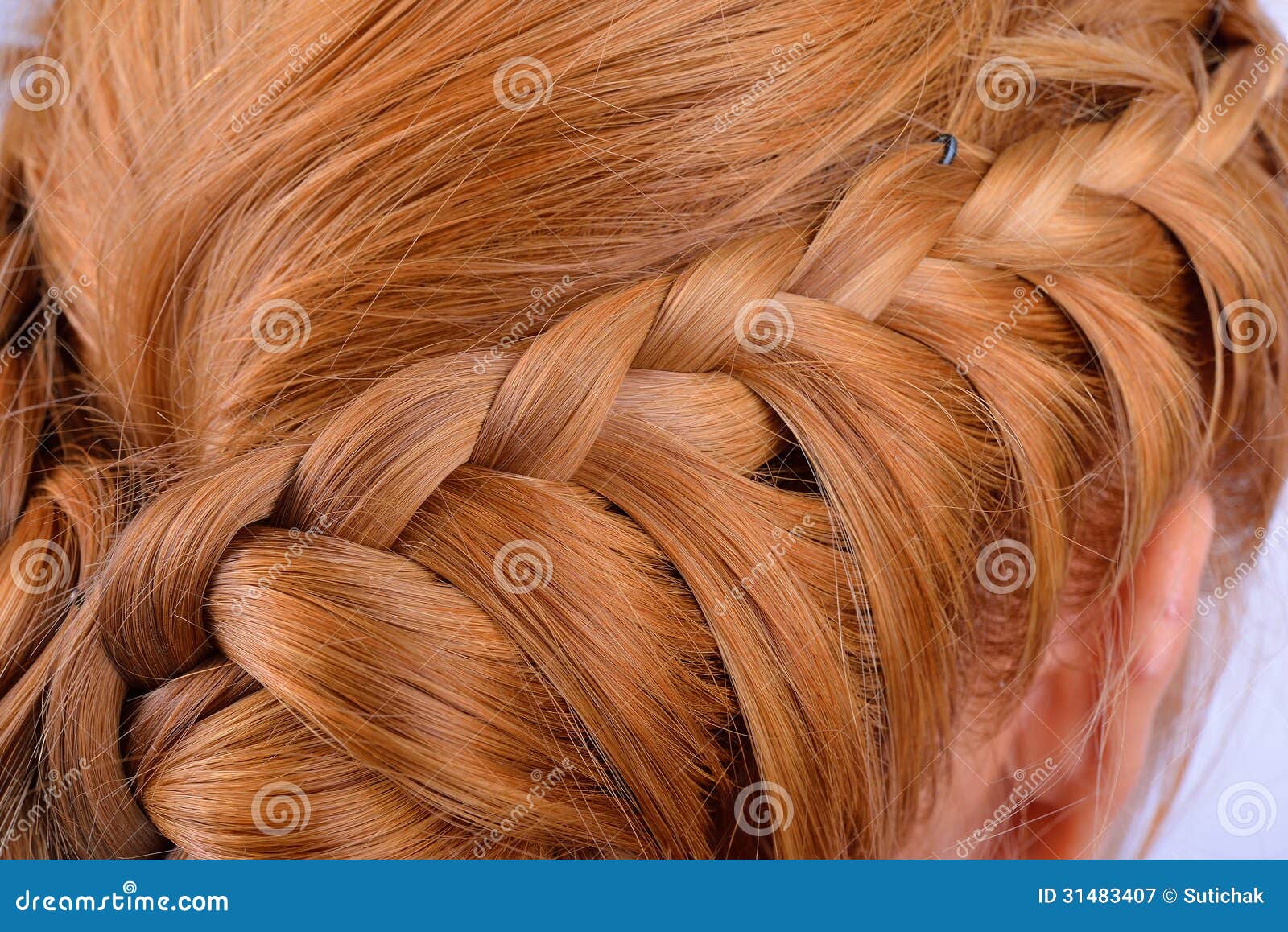 Rear view of a hairstyle stock image. Image of human - 31483407