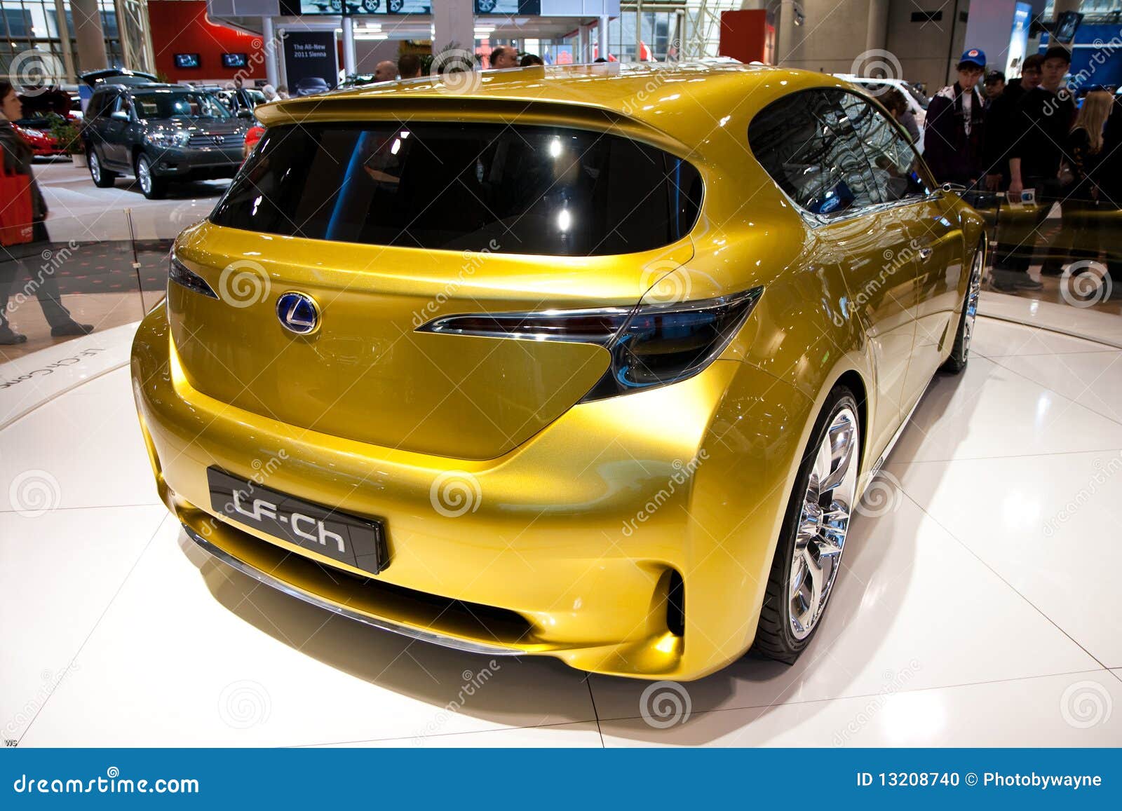 Rear View of the Lexus LF-Ch Concept Editorial Image - Image of ...