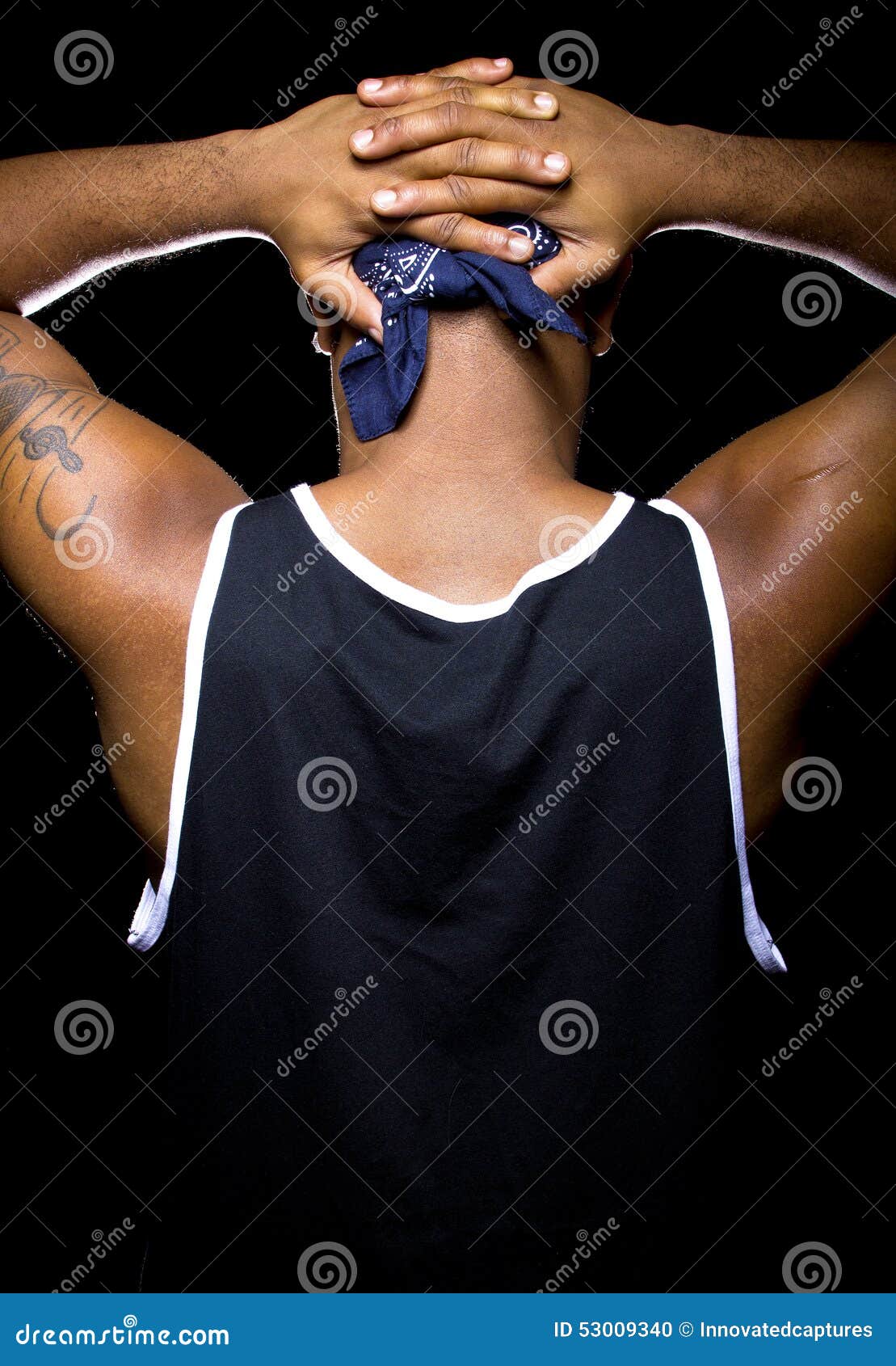 Rear View of Man Being Arrested Stock Photo - Image of enforcement ...