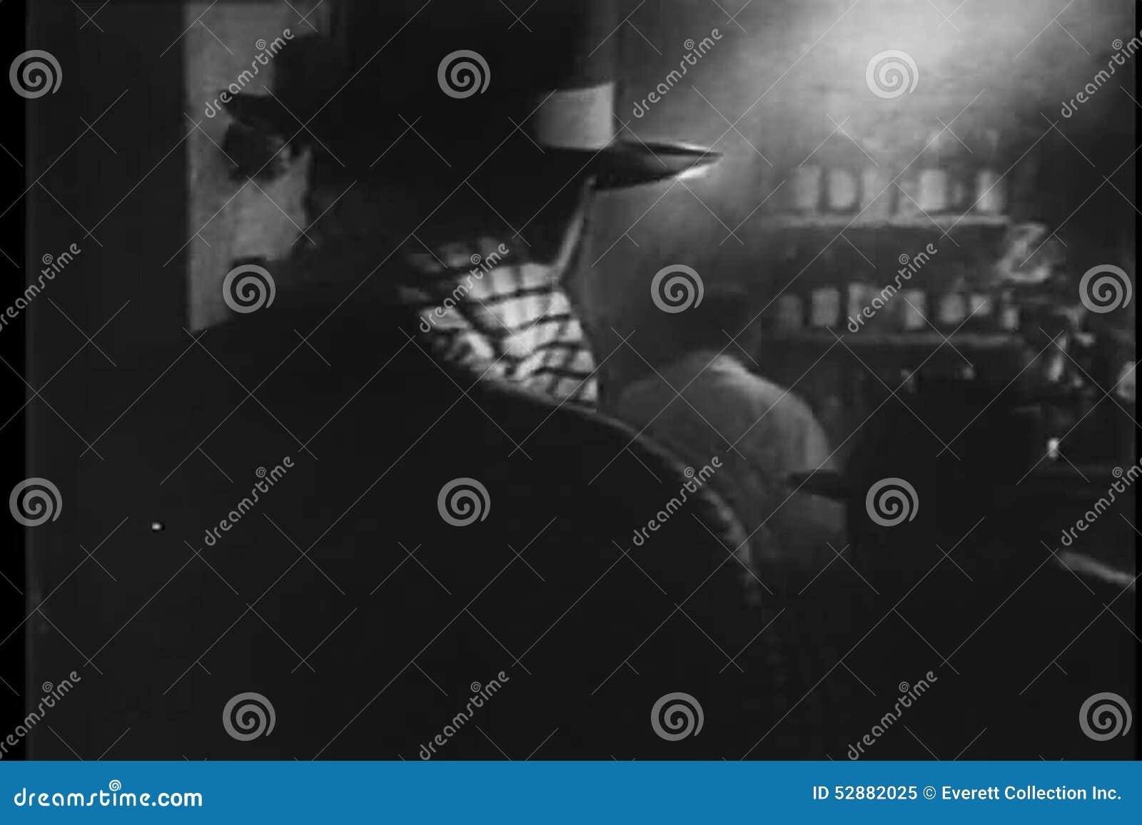 Rear View of Man Sitting Down in Smoky Bar Room Stock Video - Video of ...