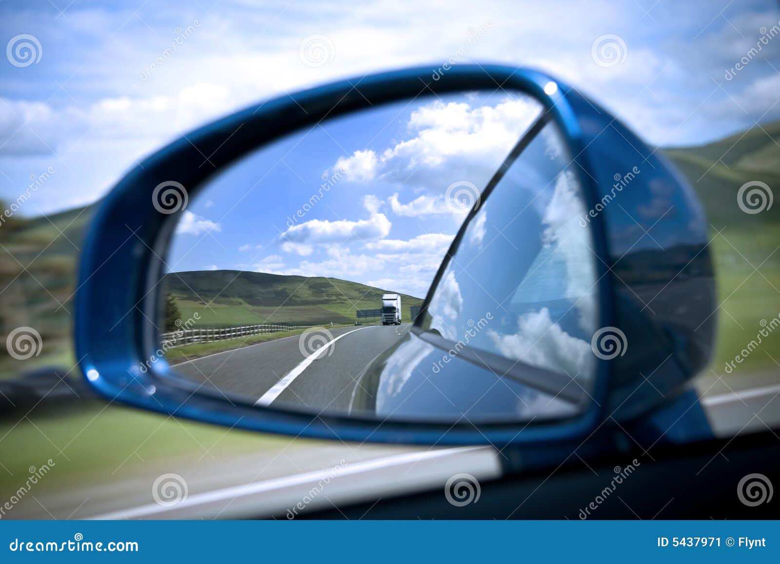 Rear view mirror stock image. Image of rear, reflection - 5437971