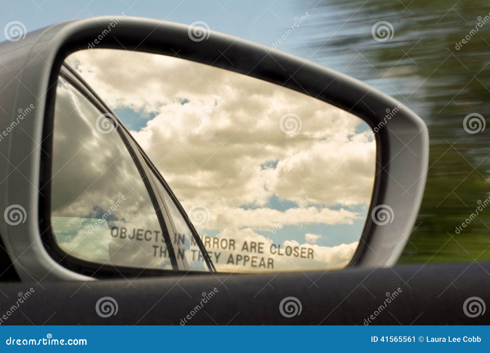 Rear View Mirror stock image. Image of reflection, motion - 41565561