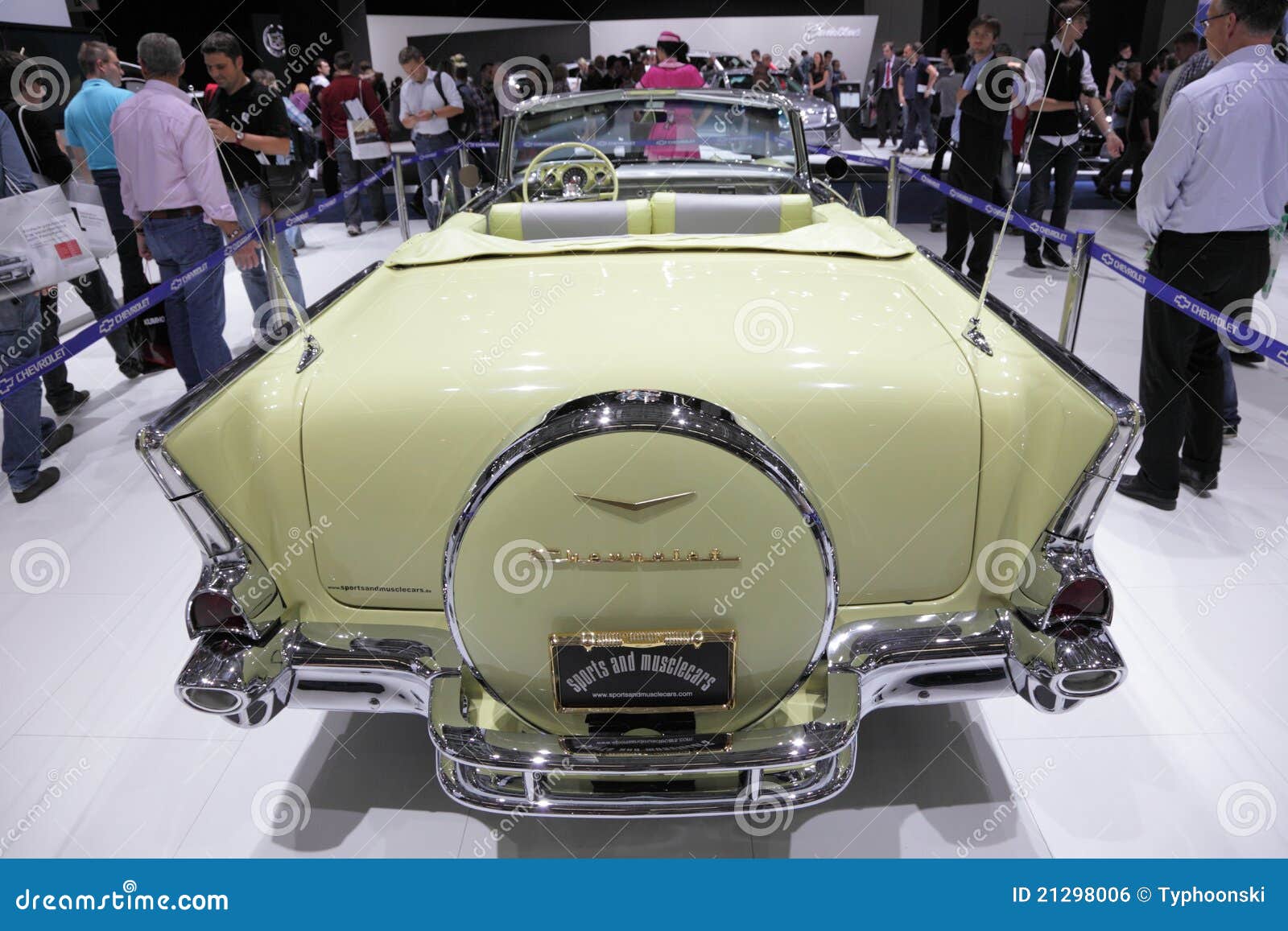 Rear View of the Old Chevrolet Editorial Photo - Image of fair ...