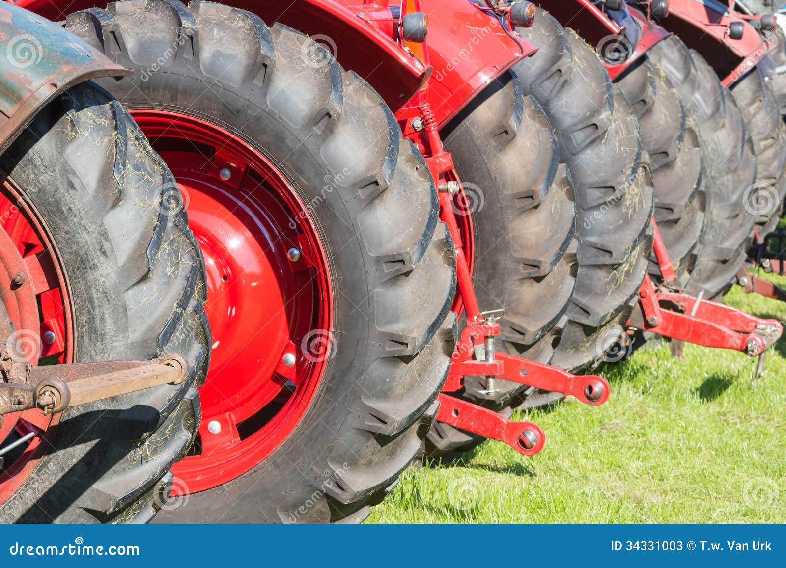 Old Tractor Wheels With Lugs Stock Photography | CartoonDealer.com ...