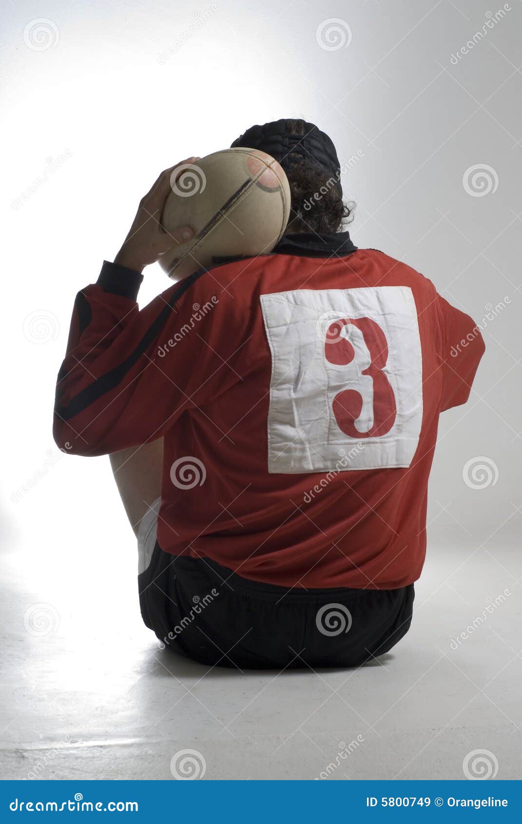 Rear View Rugby-Vertical stock image. Image of athletic - 5800749