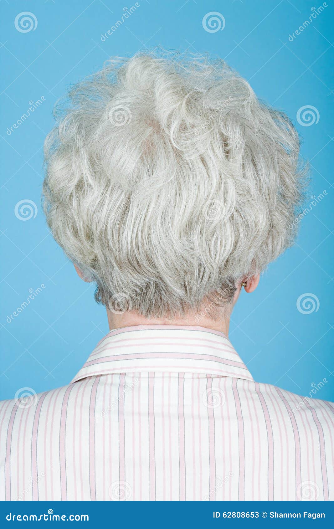 Rear view of senior woman stock image. Image of fashionable - 62808653