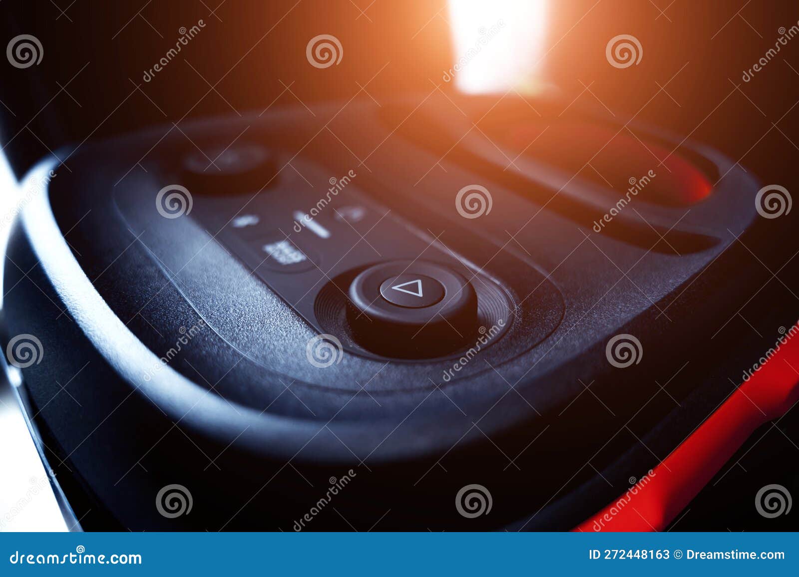 Rear View of Speaker Amplifier and Equalizer at Music Studio Stock ...