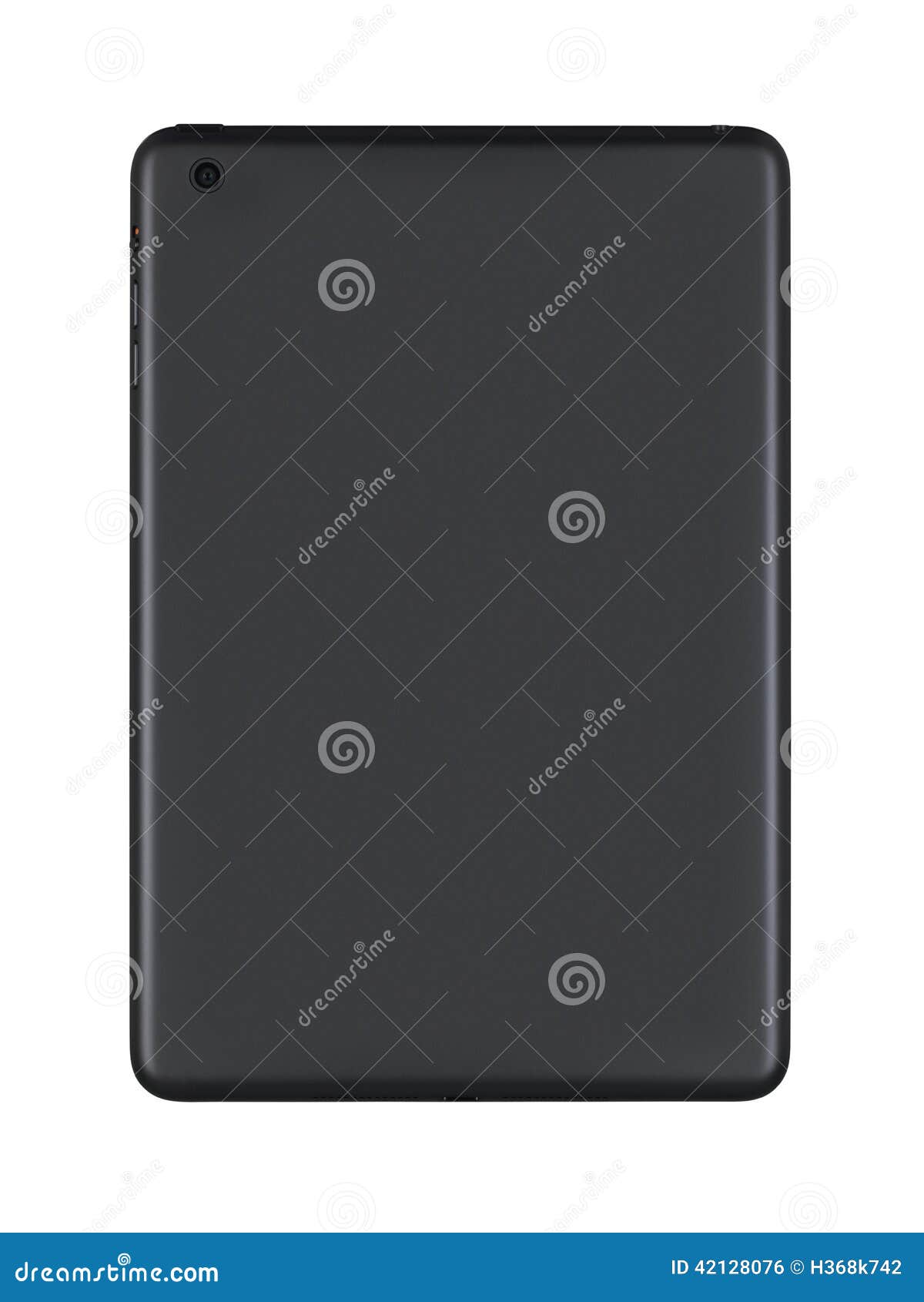 Rear View of a Tablet Isolated on White Stock Photo - Image of portable ...