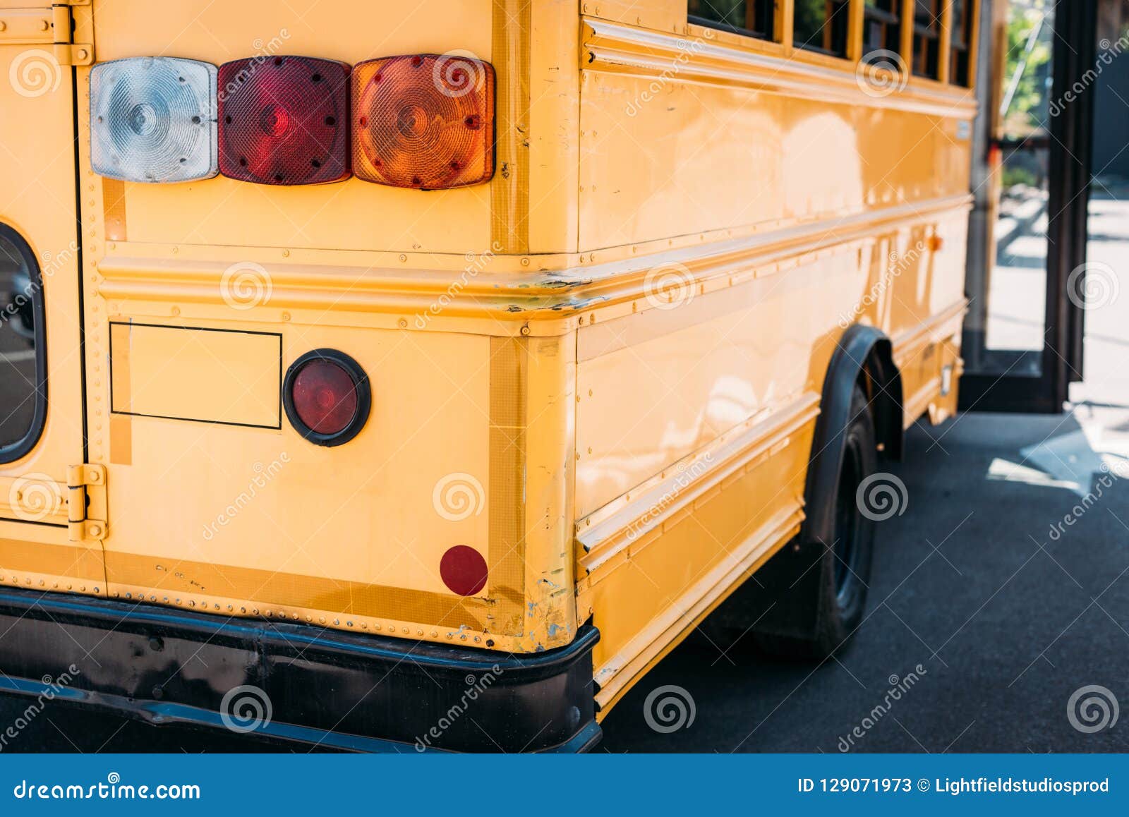 Rear View of Traditional American Stock Image - Image of traditional ...