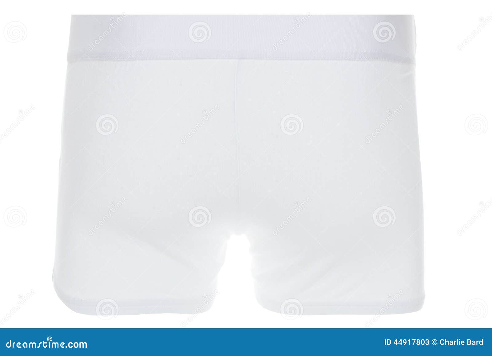 Rear View of White Boxer Brief Underwear Stock Image - Image of micro ...