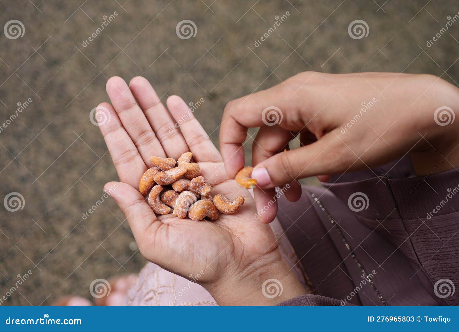 Rear View of Women Hand Pick Nuts Stock Image - Image of fruits, brown ...