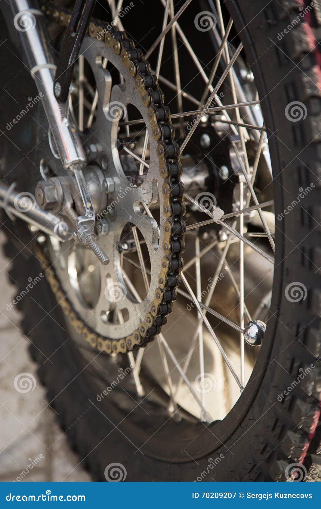 Rear wheel of motorcycle stock image. Image of light - 70209207