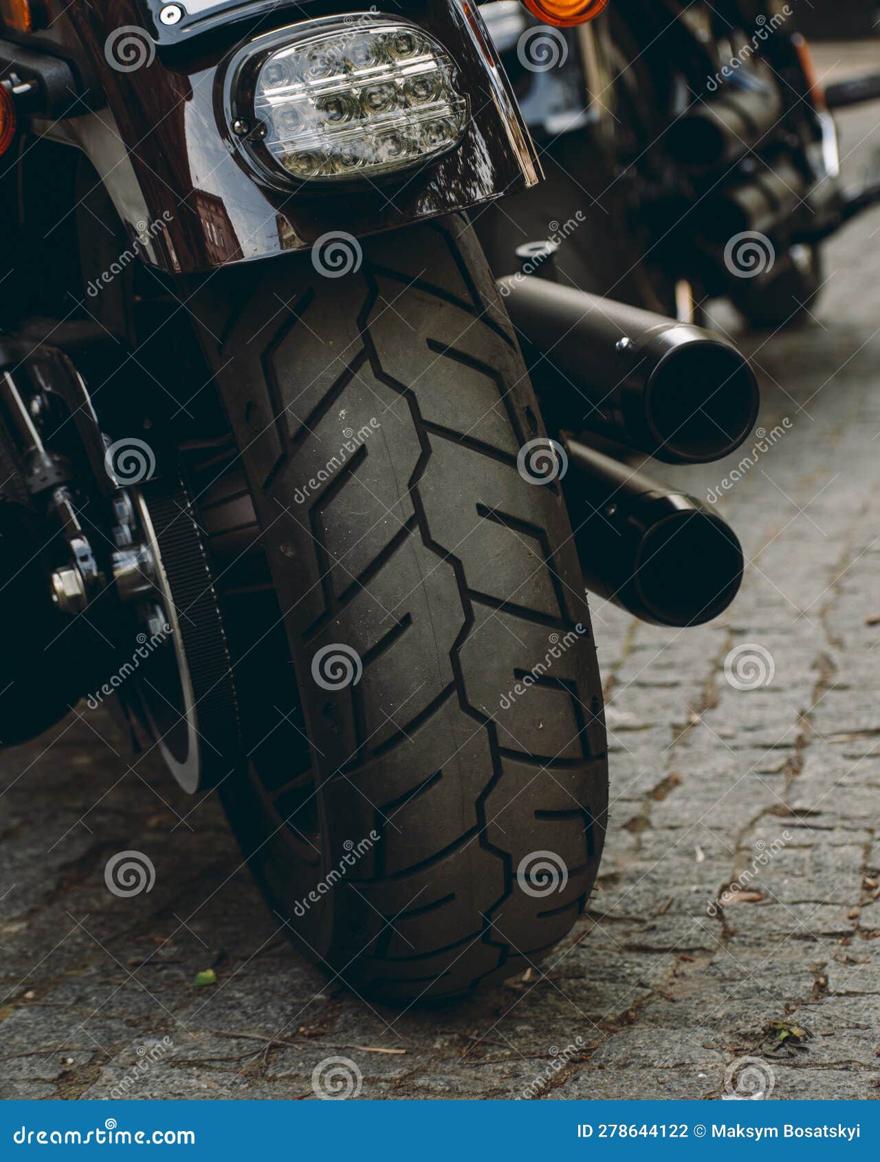 Rear Wheel of a Motorcyclerear Wheel of a Motorcycle Stock Photo ...