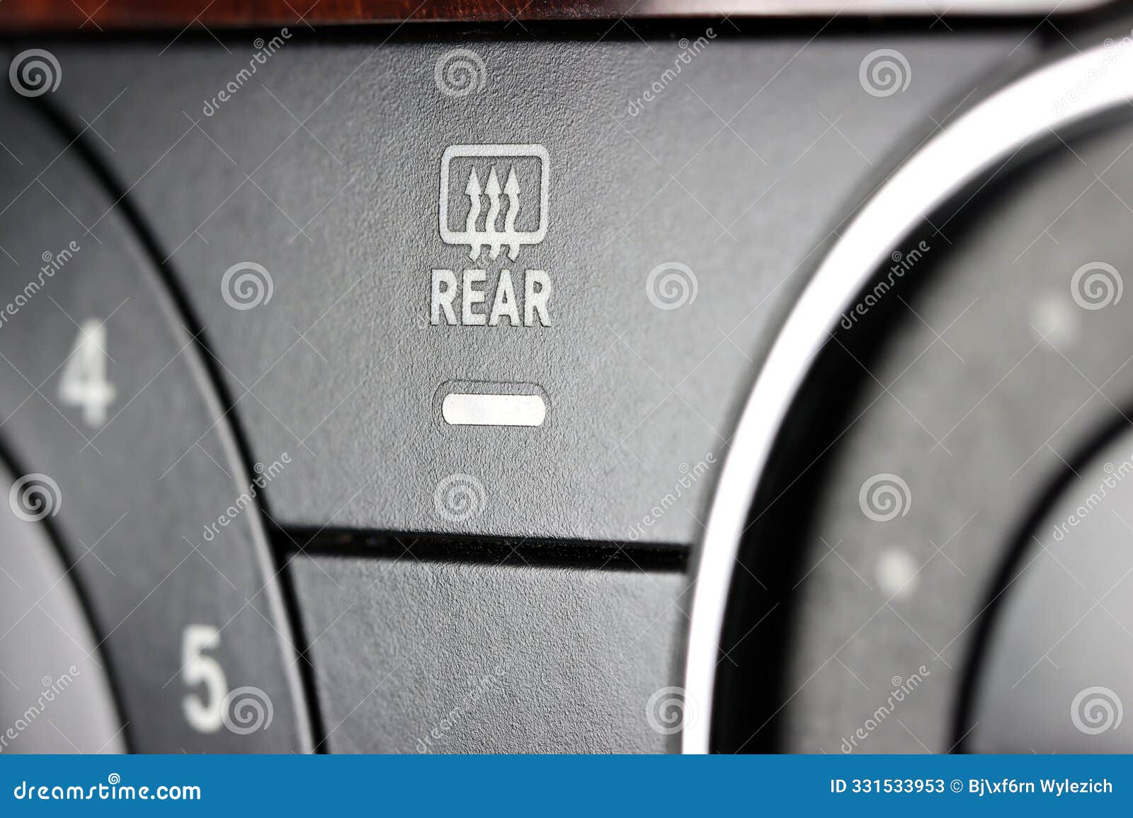 Rear window heating switch stock image. Image of vehicle - 331533953
