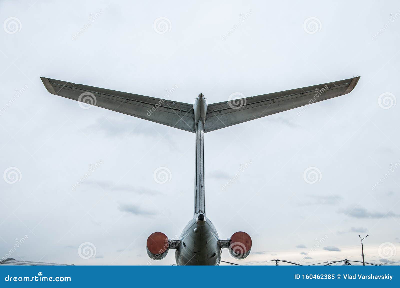 The Rear Wing of an Old Plane in the Aviation Museum Editorial Image ...