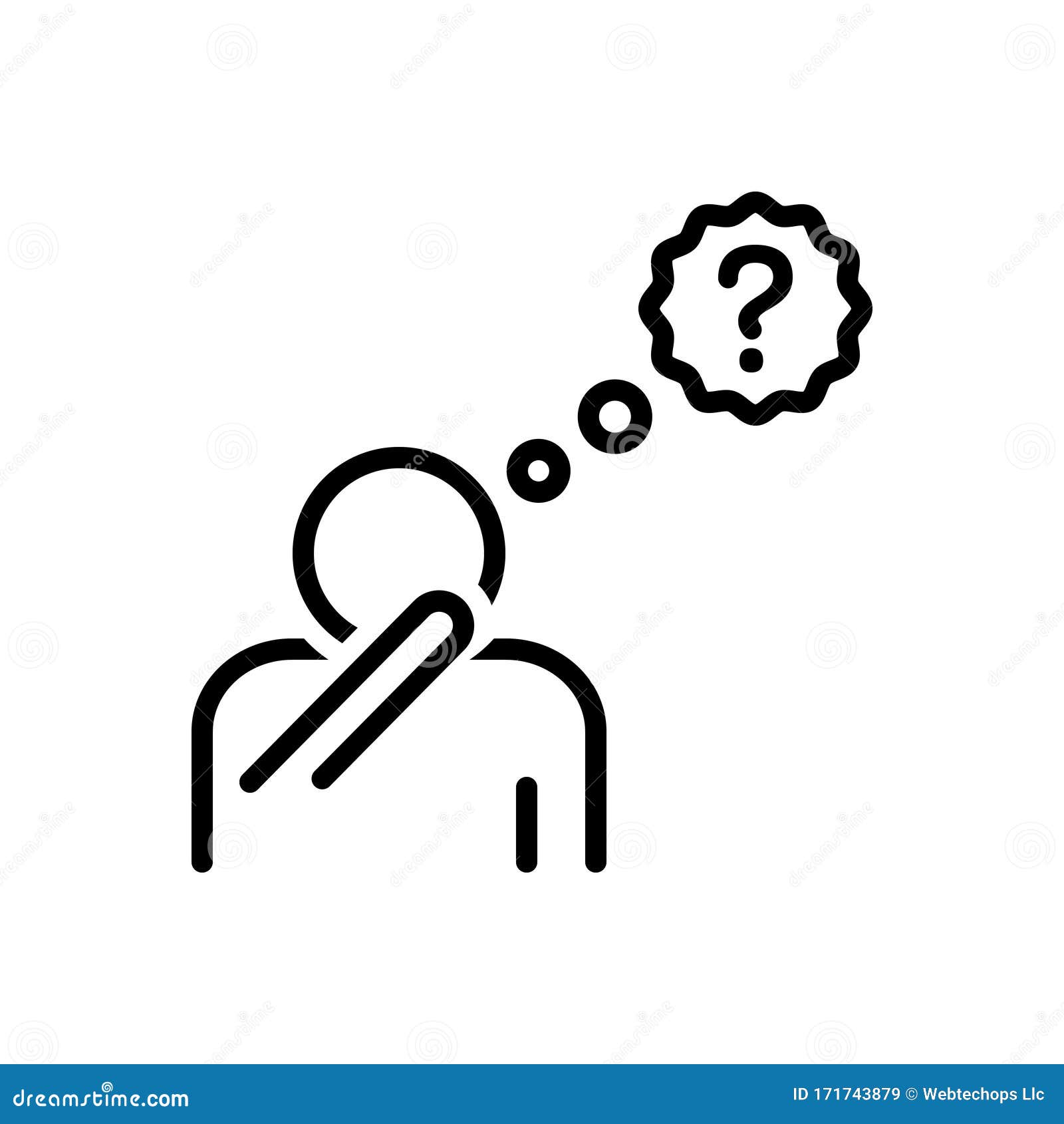 Black Line Icon for Reasonable, Tenable and Sensible Stock Vector ...