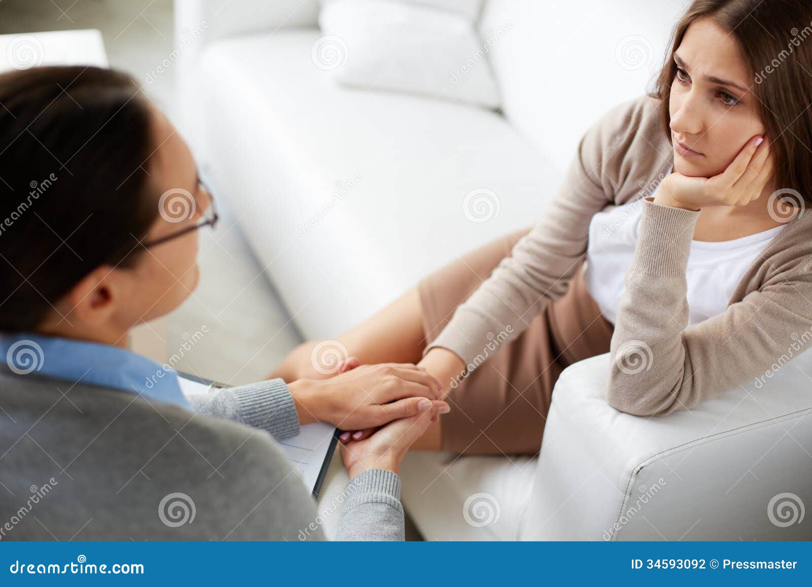 Reassuring patient stock photo. Image of people, addiction - 34593092