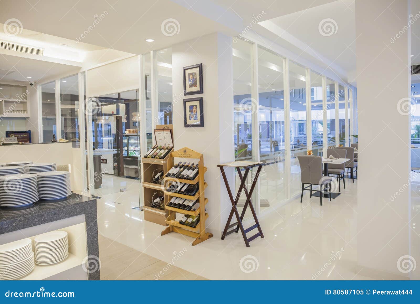 Reataurant editorial image. Image of architecture, modern - 80587105