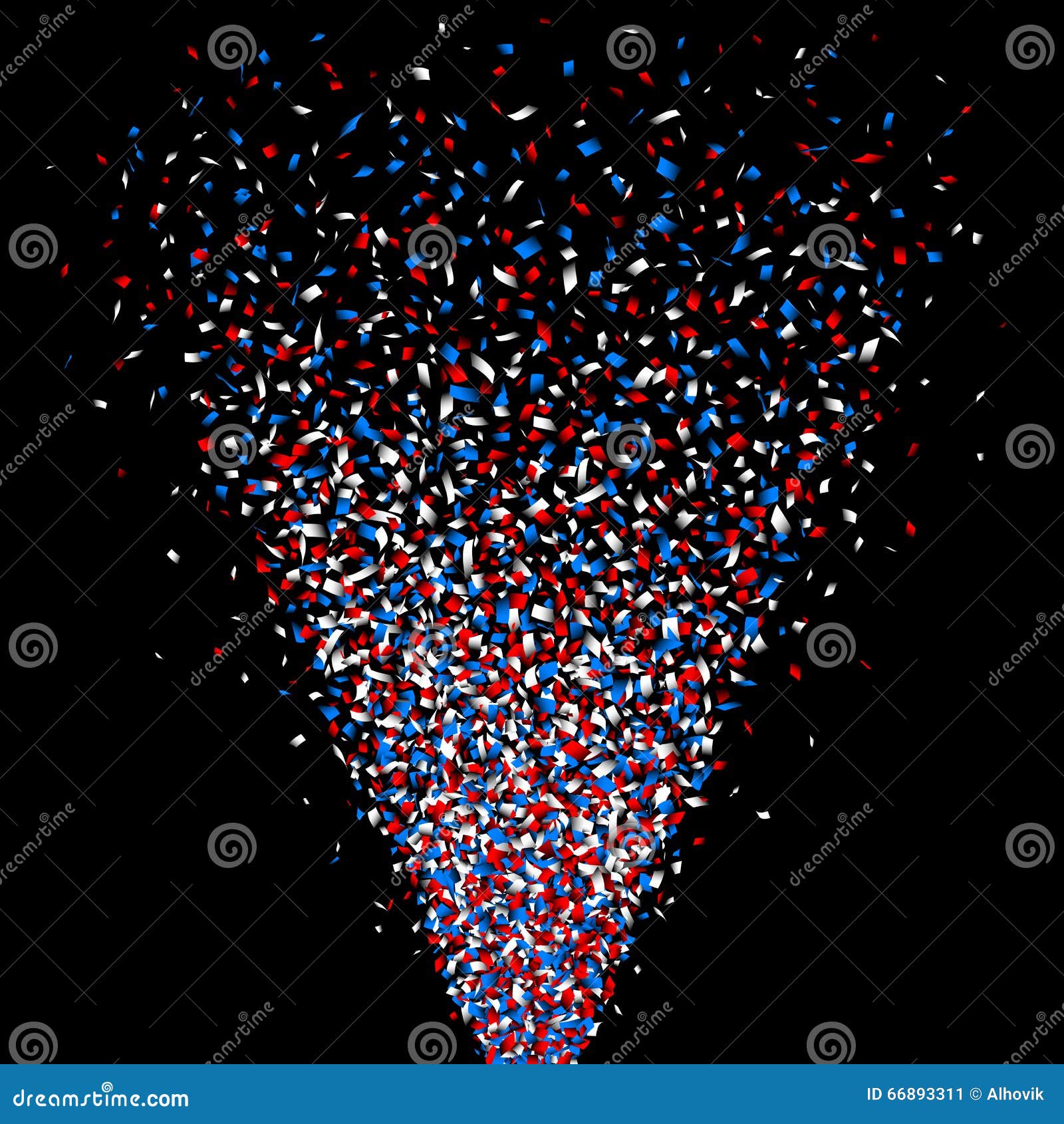 Confetti Cannon With Flying Confetti Royalty-Free Stock Image ...