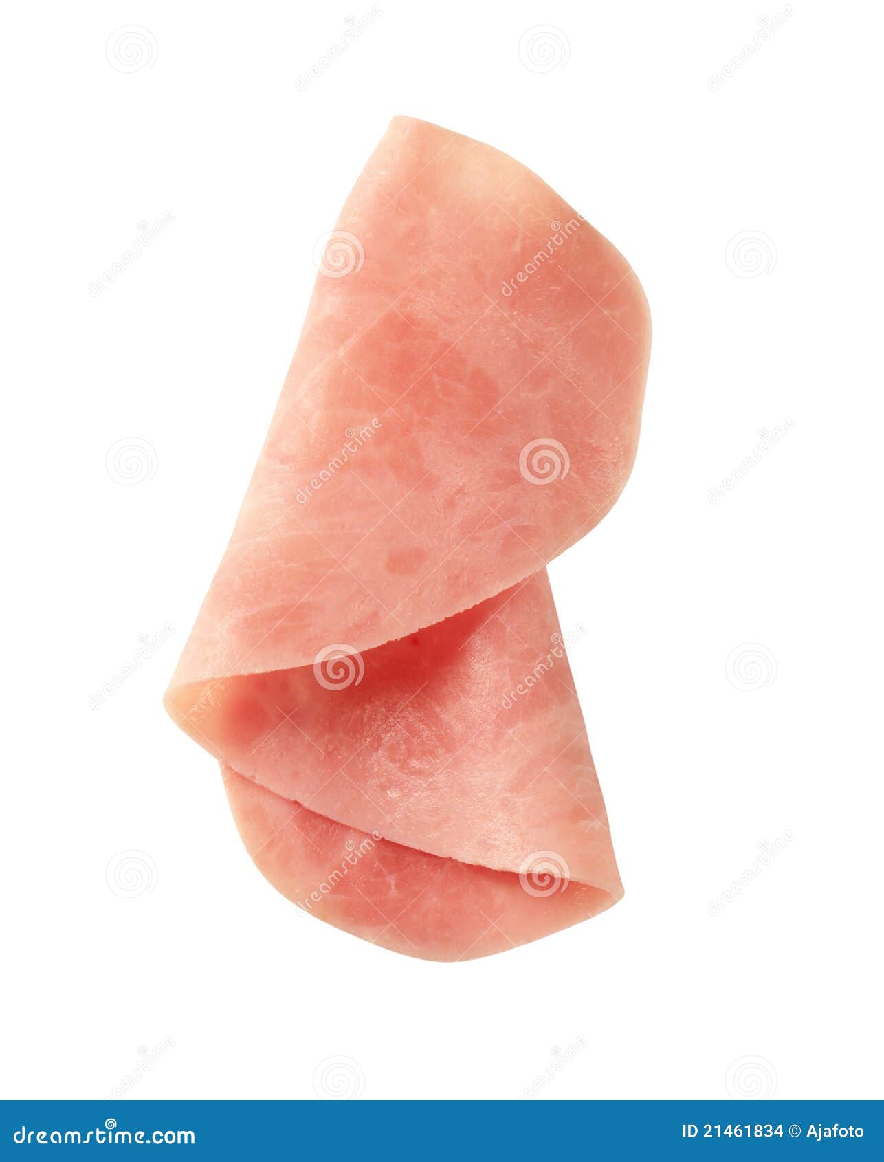 Rebanada de jamón foto de archivo. Imagen de fondo, cerdo - 21461834