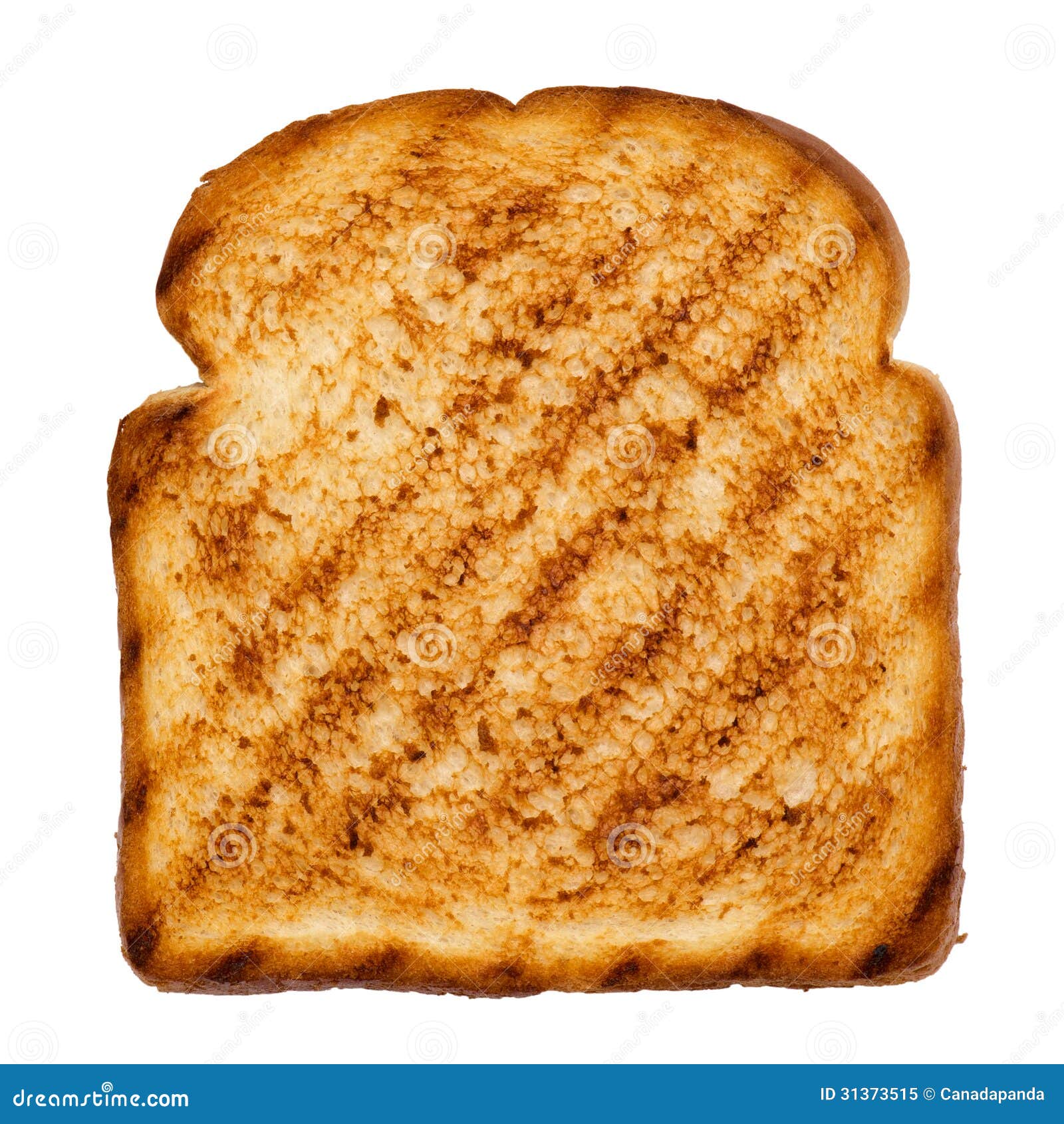 Rebanada De Pan Asado a La Parrilla Imagen de archivo - Imagen de ...