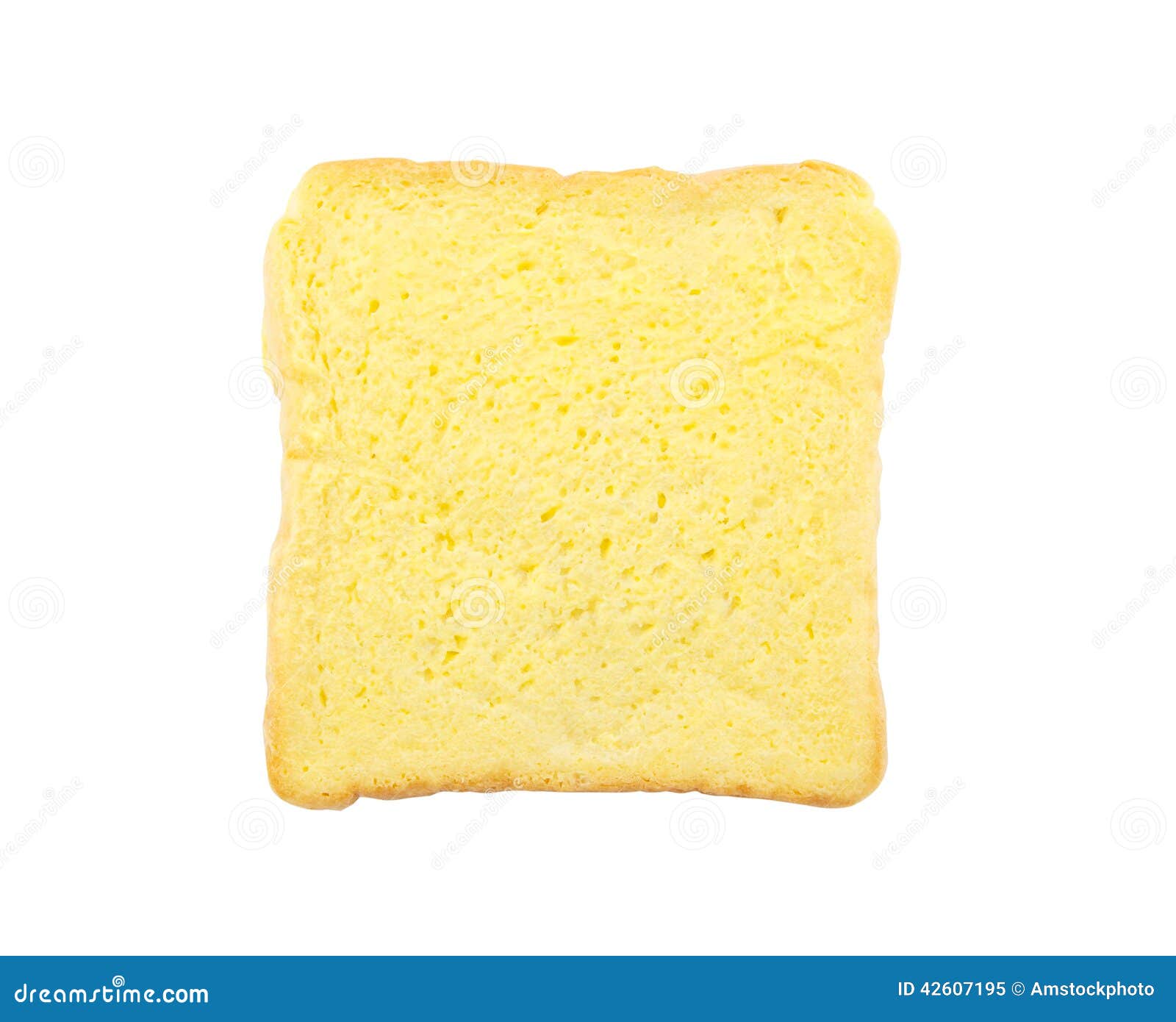 Rebanada De Pan Con La Mantequilla Aislada Imagen de archivo - Imagen ...