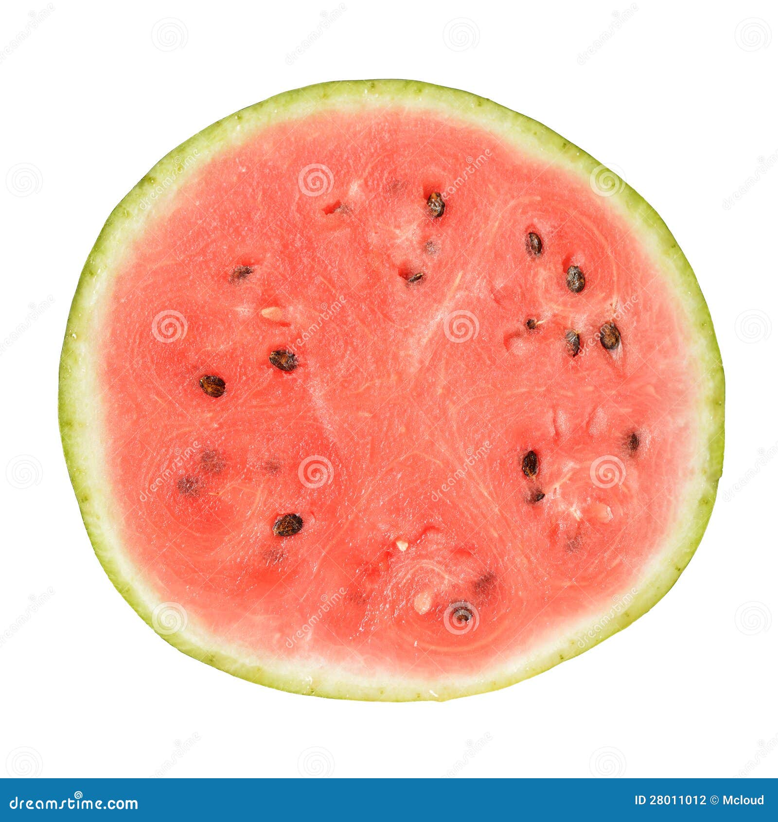 Rebanada De Sandía Entera Aislada Foto de archivo - Imagen de dieta ...