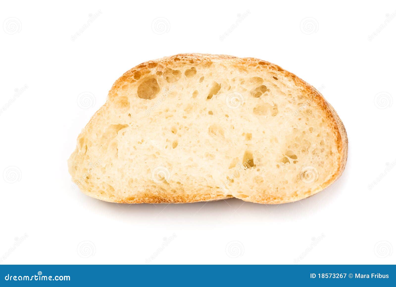 Rebanada del pan imagen de archivo. Imagen de comida - 18573267