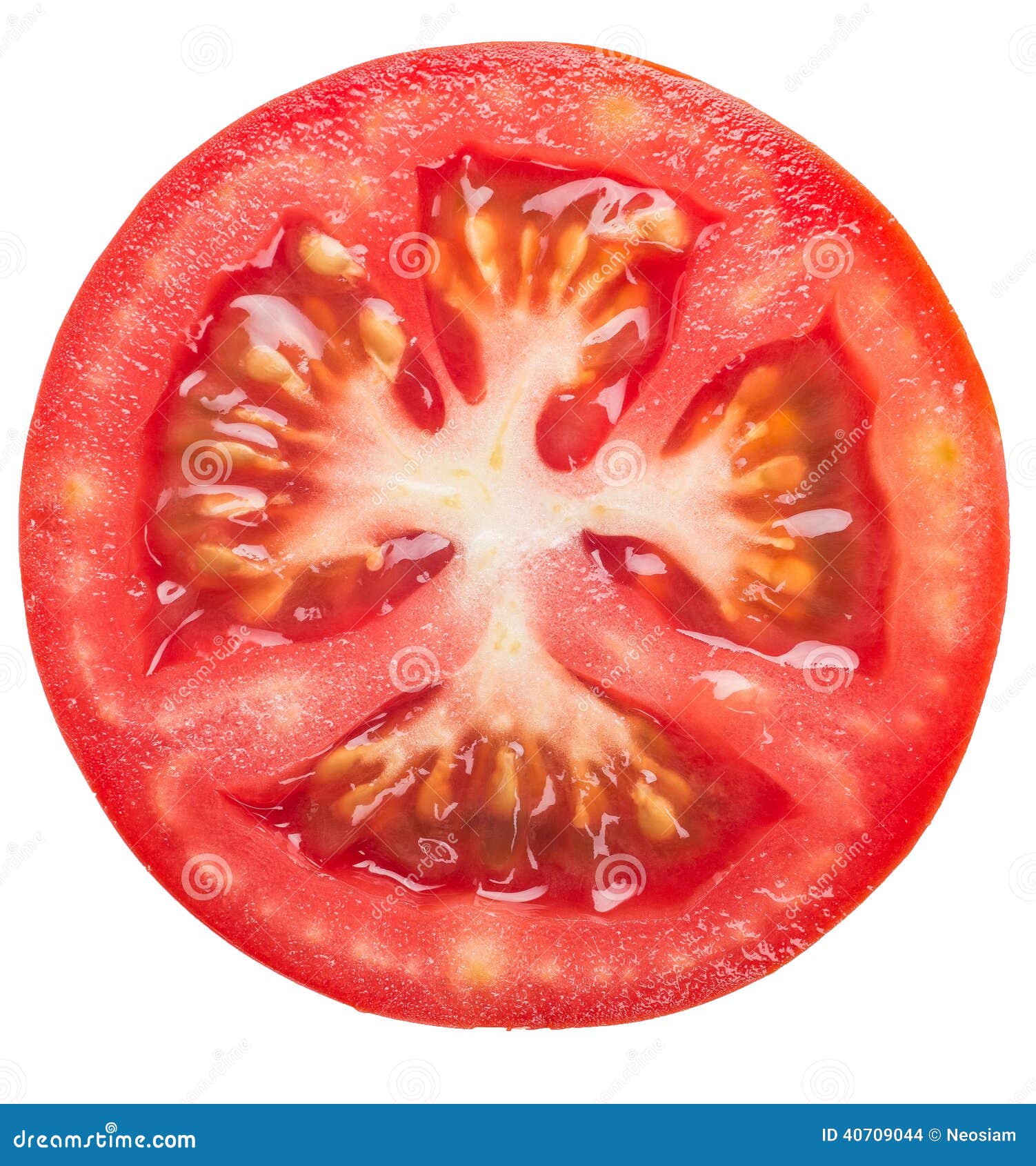 Rebanada del tomate foto de archivo. Imagen de tiro, corte - 40709044