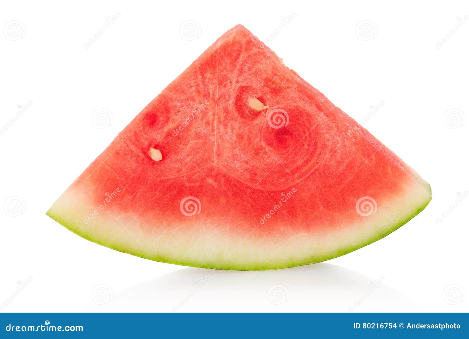 Rebanada Triangular Aislada, Trayectoria De La Sandía De Recortes Foto ...