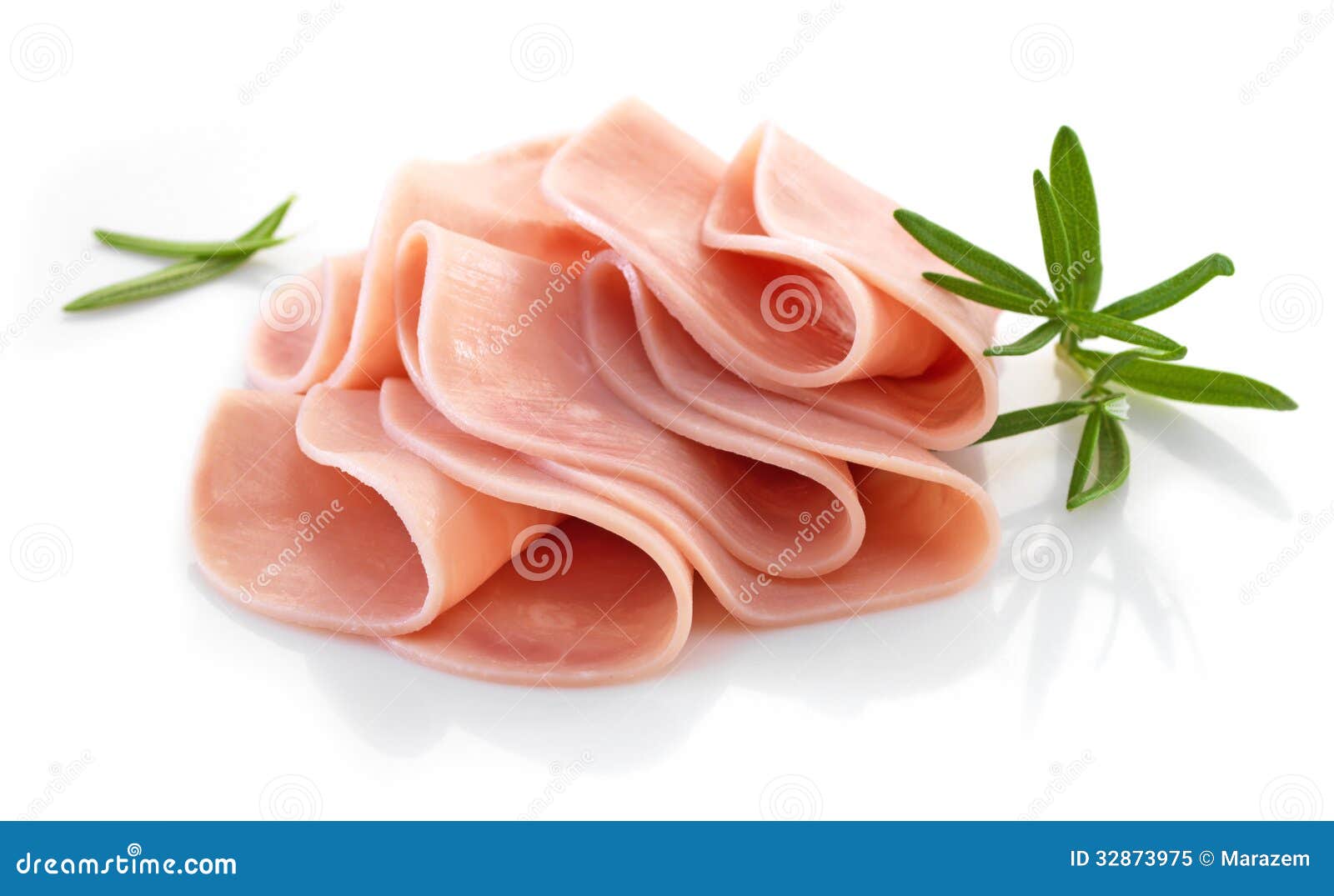 Rebanadas del jamón imagen de archivo. Imagen de sano - 32873975