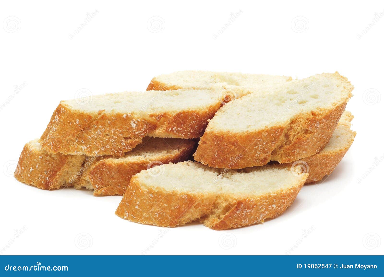 Rebanadas del pan imagen de archivo. Imagen de comer - 19062547