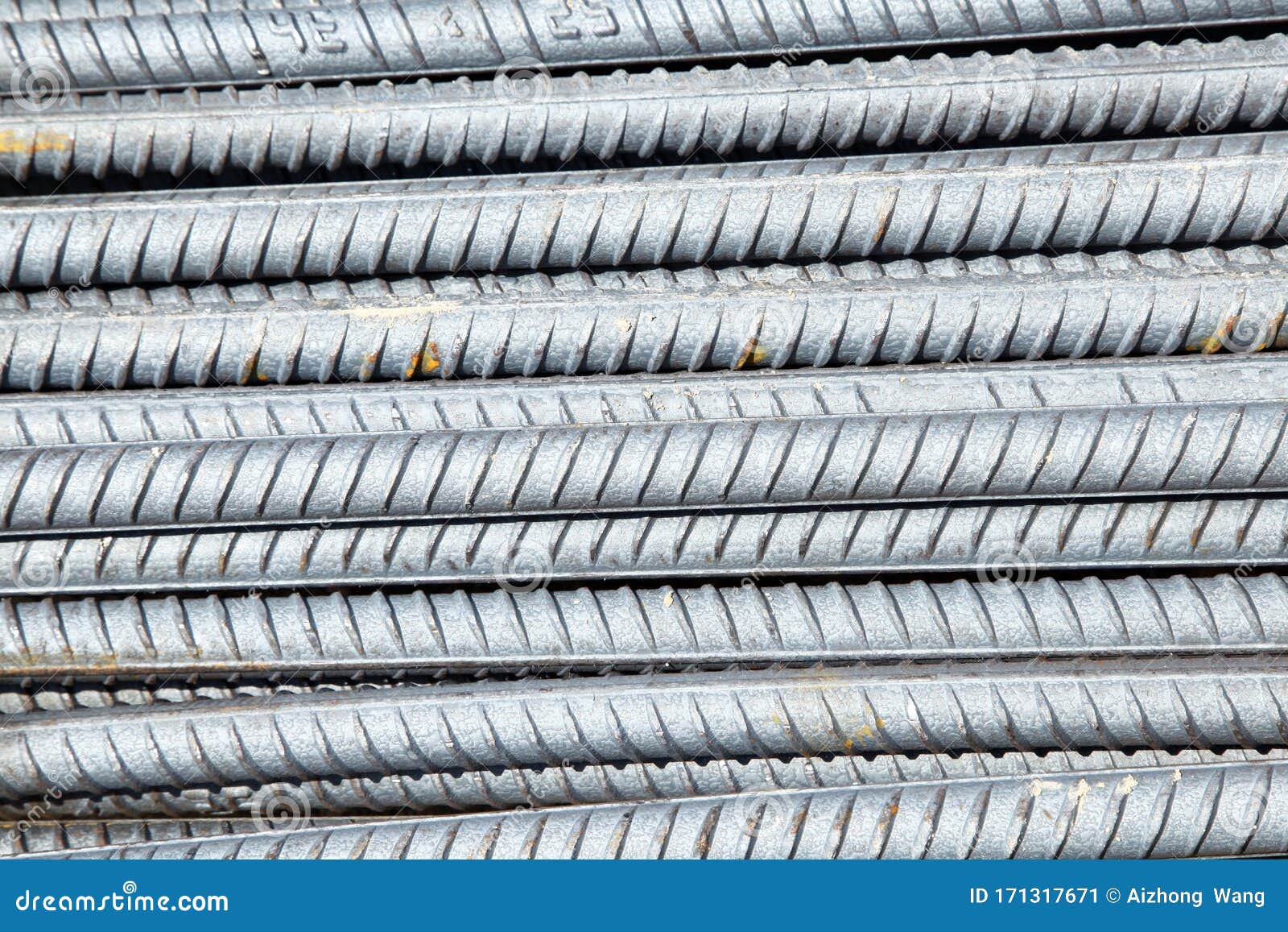 Rebar, close-up stock image. Image of metal, group, iron - 171317671