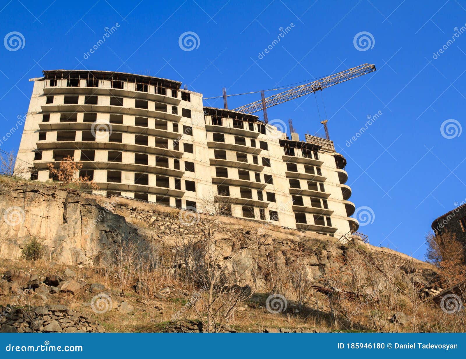 Rebar stock photo. Image of house, equipment, high, city - 185946180