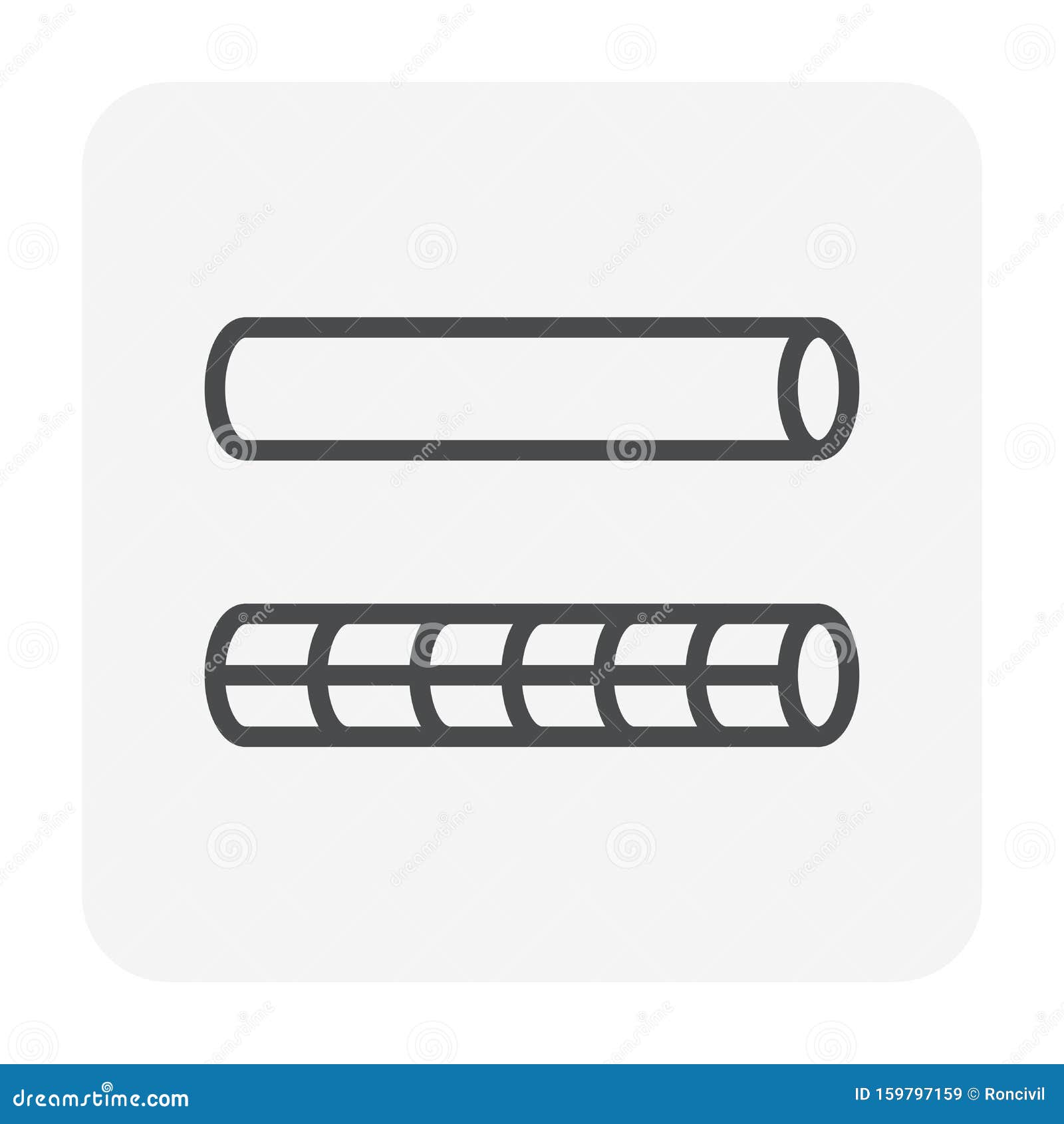 Rebar Work In Construction Site Vector Illustration | CartoonDealer.com ...